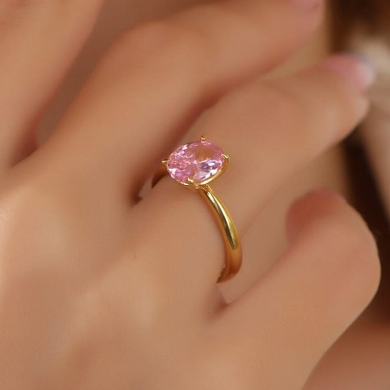 Pink Gold Rings - Etsy