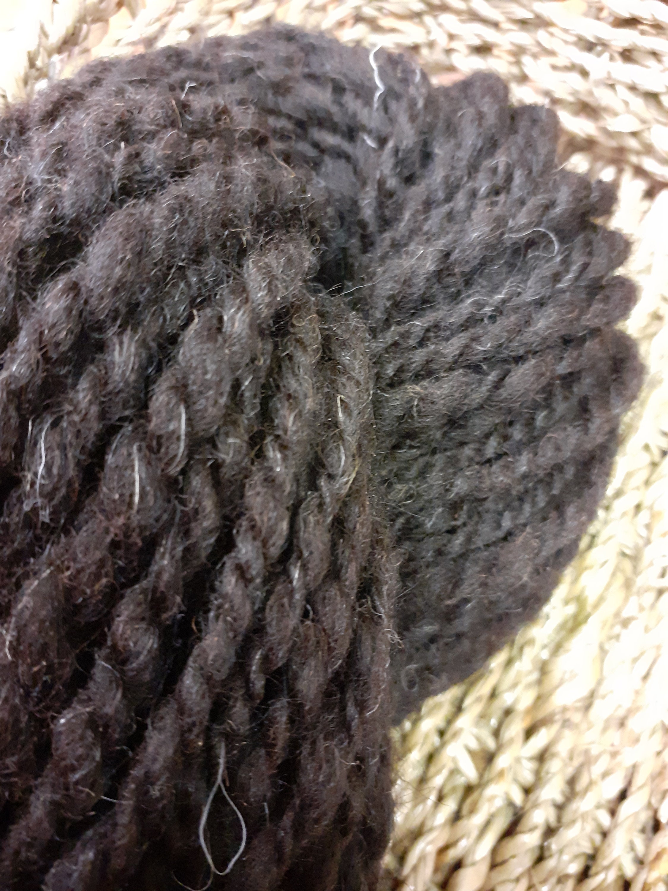 Black Welsh Mountain Yarn - Etsy