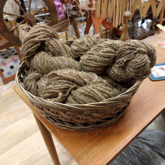 Castlemilk Moorit Rare Breed Hand Spun Yarn. 50gm - Etsy