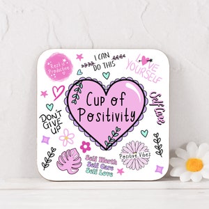 Cup of Positivity Mother's Day Gift, Fathers Day Gift, Gift for Him ...
