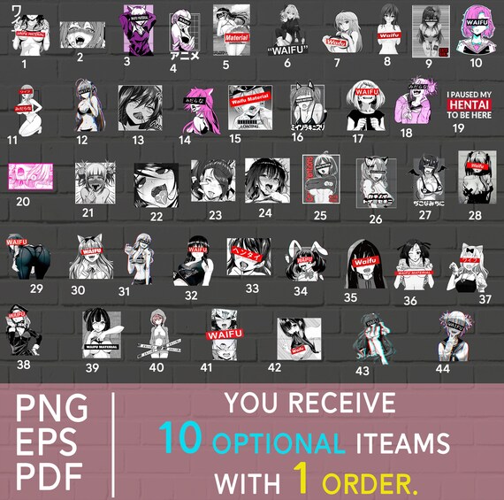 Waifu Svg Hentai Svg Anime Svg - Etsy Australia