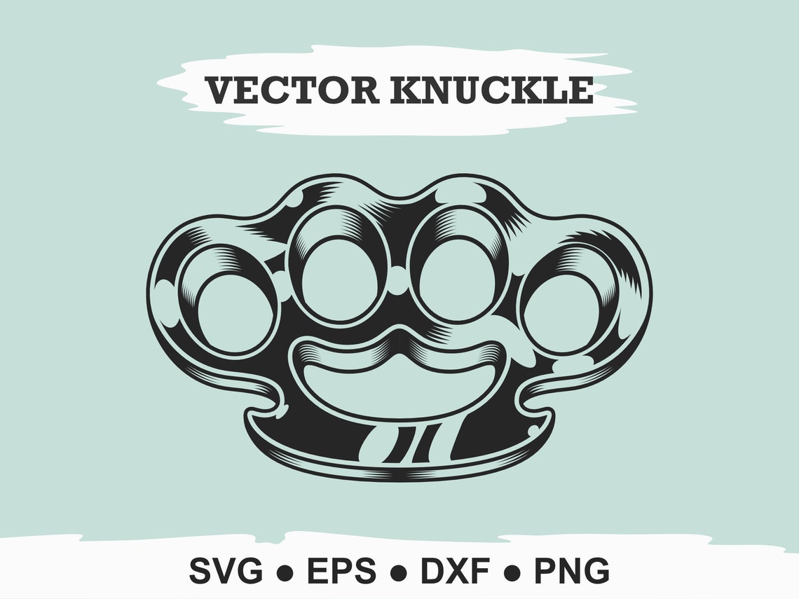 Vector Knuckle SVG EPS DXF Cut File Design Digital File - Etsy