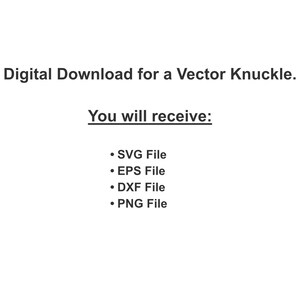 Vector Knuckle, SVG EPS DXF Cut File Design, Digital File, Vector Art ...