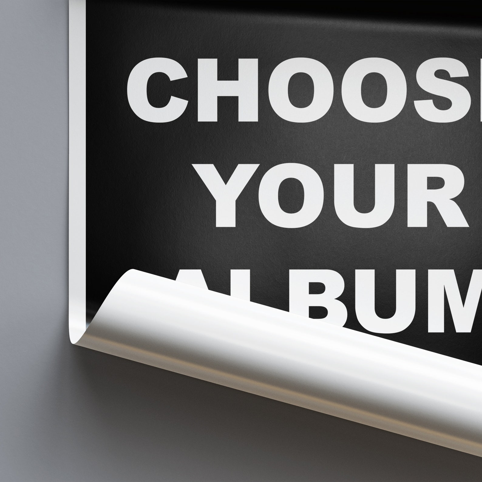 Choose Your Album Cover Square Album Cover Print Music - Etsy