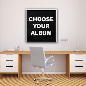 Choose Your Album Cover - Square - Album Cover Print - Music Art ...