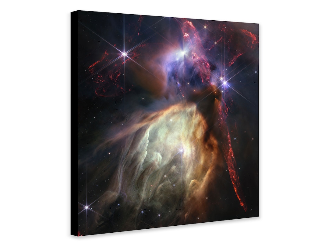 NASA - James Webb Telescope - Rho Ophiuchi (nircam Image) Wall Art ...