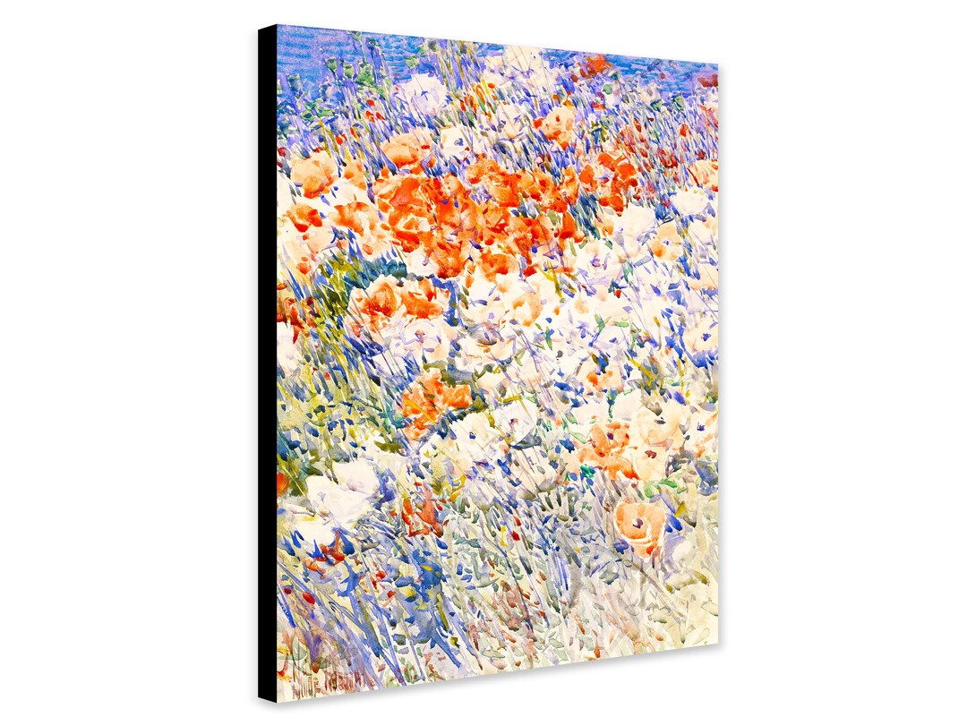 The Island Garden - Landscape Floral Wall Art by Childe Hassam ...