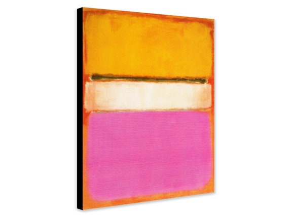 White Center Abstract Art by Mark Rothko 1950 Wrapped - Etsy