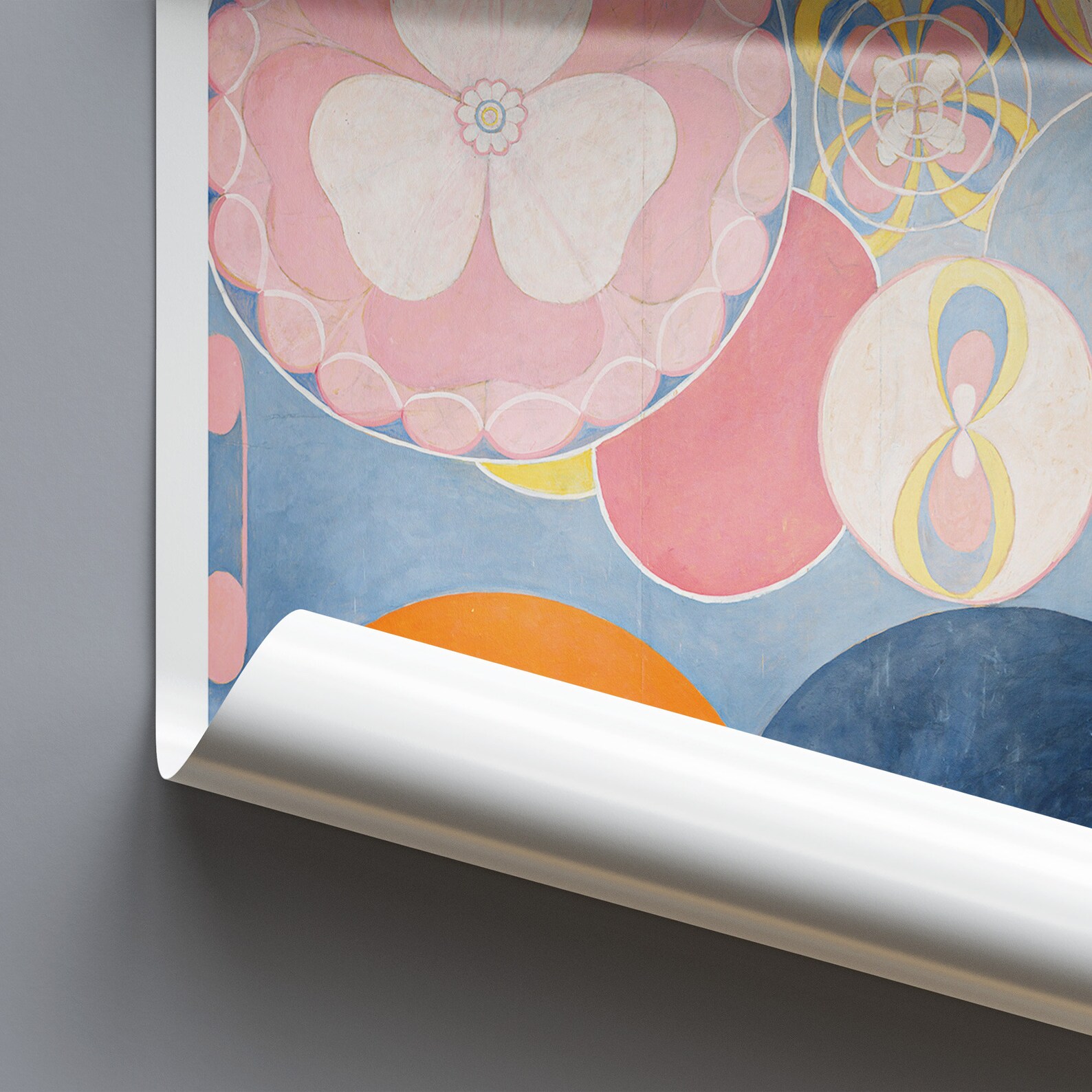 The Ten Largest - No.2 - Abstract Art by Hilma AF Klint - Wrapped ...