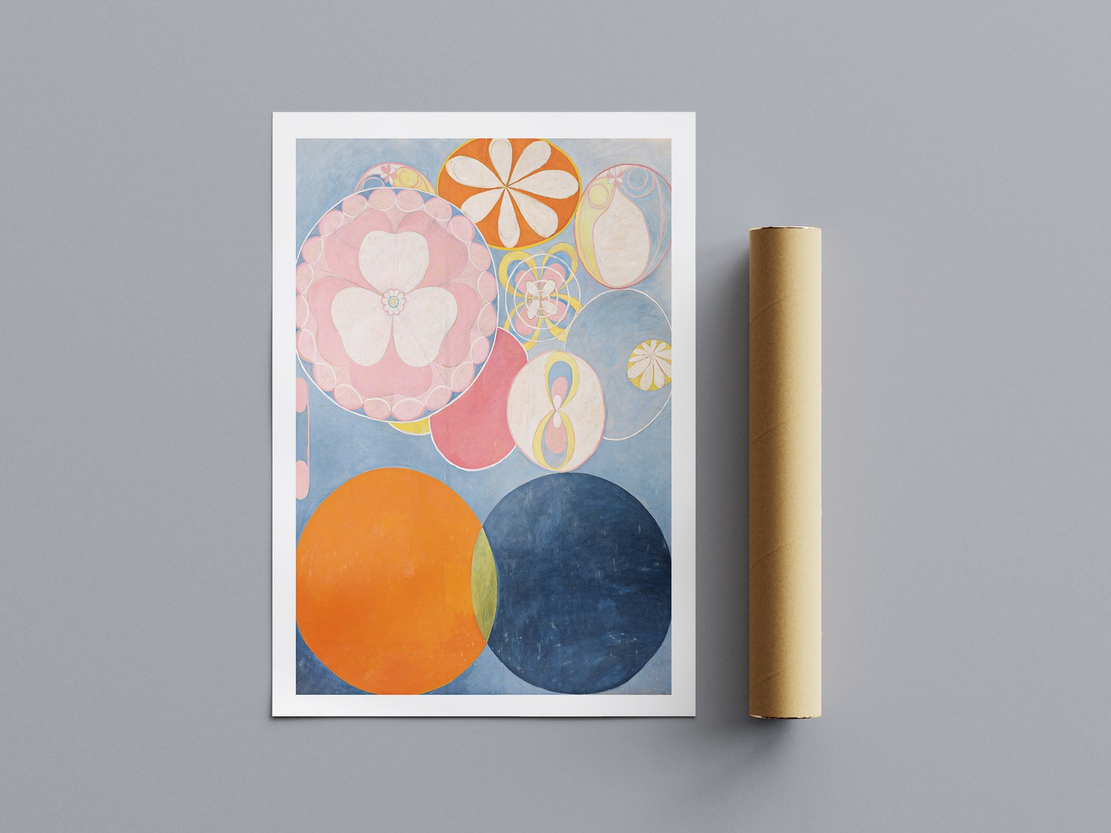 The Ten Largest - No.2 - Abstract Art by Hilma AF Klint - Wrapped ...