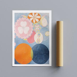 The Ten Largest - No.2 - Abstract Art by Hilma AF Klint - Wrapped ...