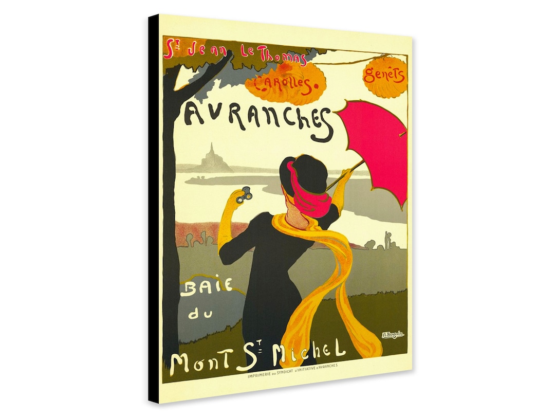 Avranches, Baie Du Mont St Michel - French Vintage Wall Art by Albert ...