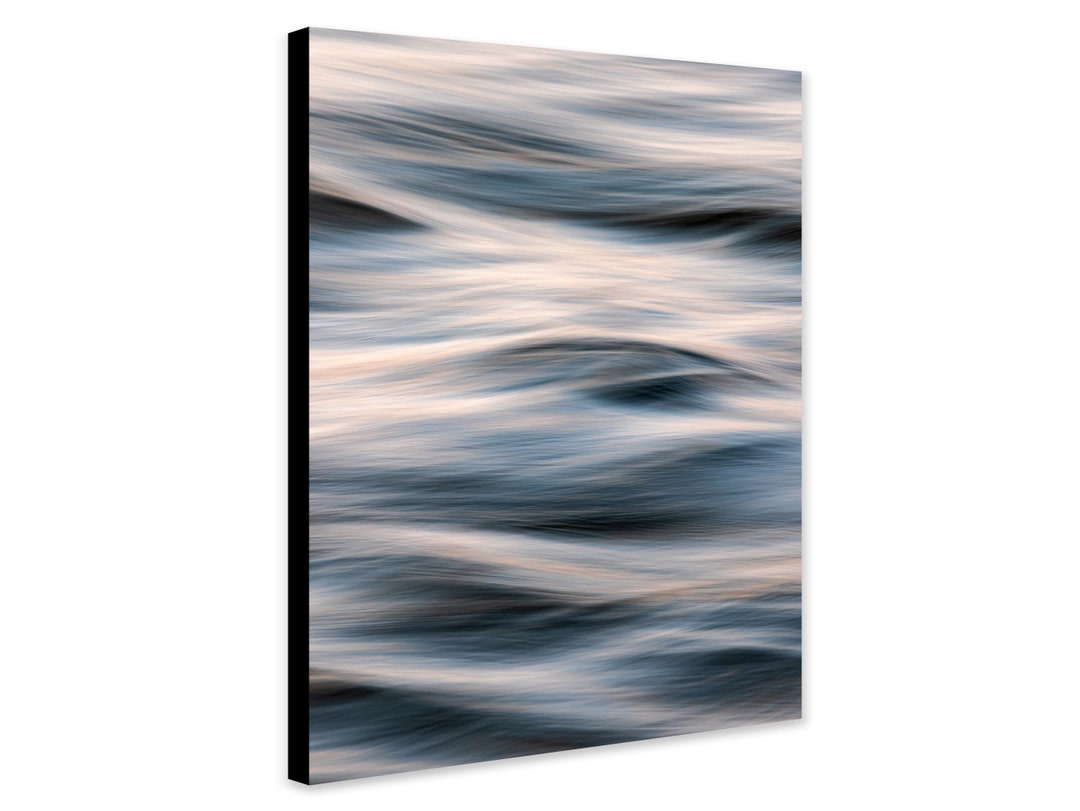 Moving Waves - Ocean Wall Art - Wrapped Framed Canvas - Rolled Canvas ...