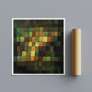 Ancient Sound - Bauhaus Abstract Wall Art by Paul Klee - Wrapped Framed ...