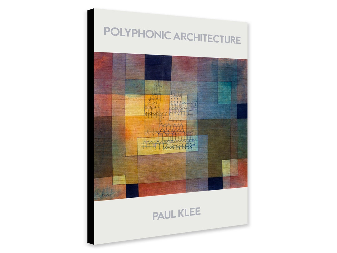 Polyphonic Architecture by Paul Klee (1930) Abstract Art - Wrapped ...