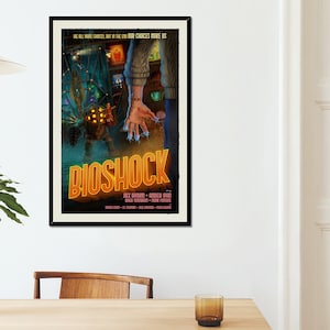 Bioshock Game Poster: Horror Art Print, Room Decor - Etsy