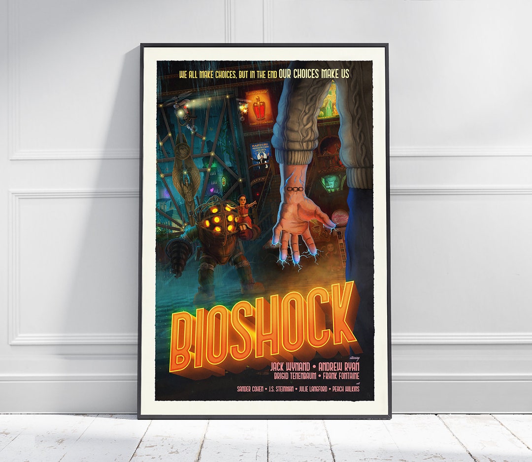 Bioshock Game Poster: Horror Art Print, Room Decor - Etsy