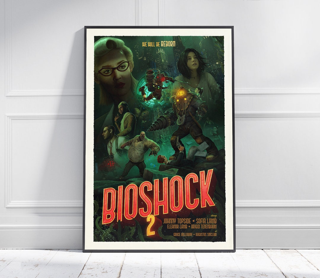 BIOSHOCK 2 Game Poster | Game Art | Adventure Game | Print | Room Decor ...