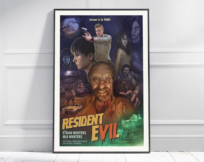 RE7 Stickers - Etsy UK