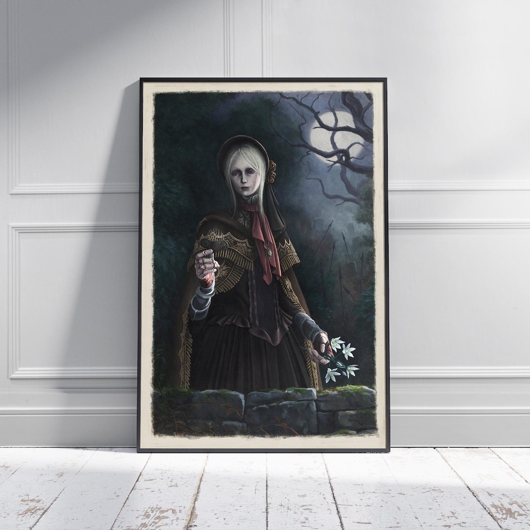 The Doll Portrait Game Poster: Gothic Horror Art Print, Room Decor - Etsy