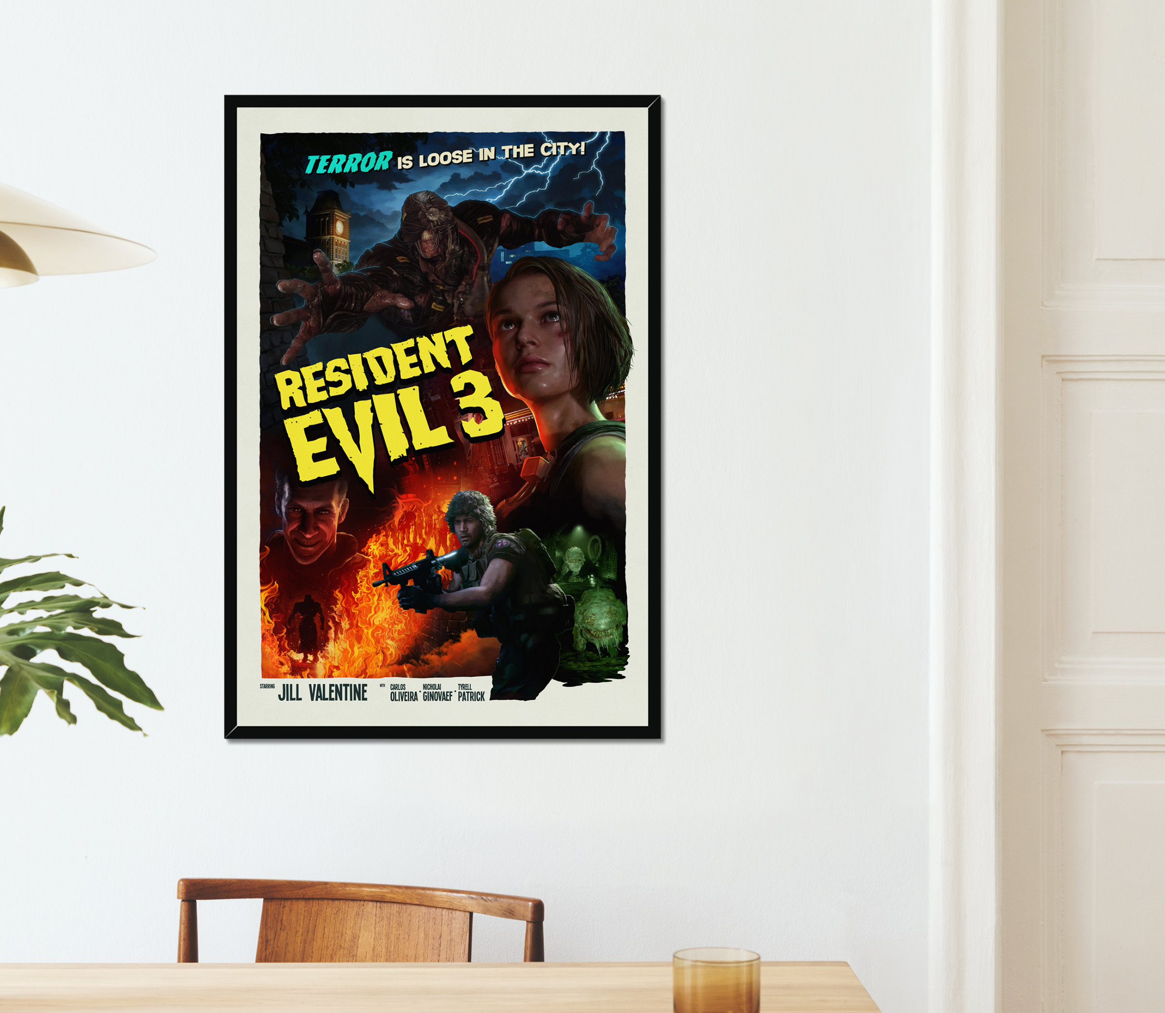 RESIDENT EVIL 3 REMAKE Game Poster Game Art Horror Game - Etsy UK