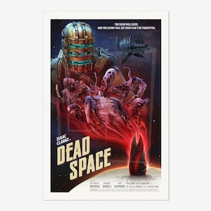 DEAD SPACE Game Poster | Game Art | Horror Game | Print | Room Decor ...