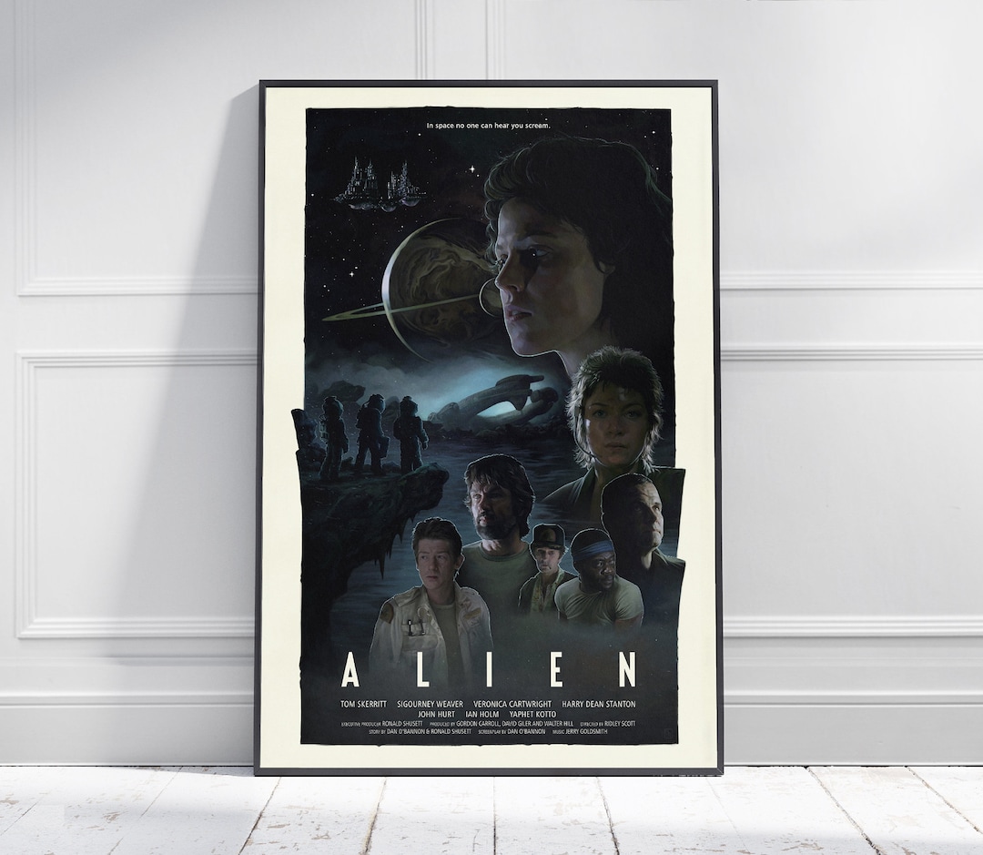 Alien Movie Poster | Movie Art | Film Art | Horror Film | Print | Room ...
