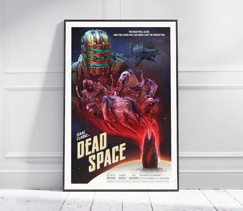 DEAD SPACE Game Poster | Game Art | Horror Game | Print | Room Decor ...