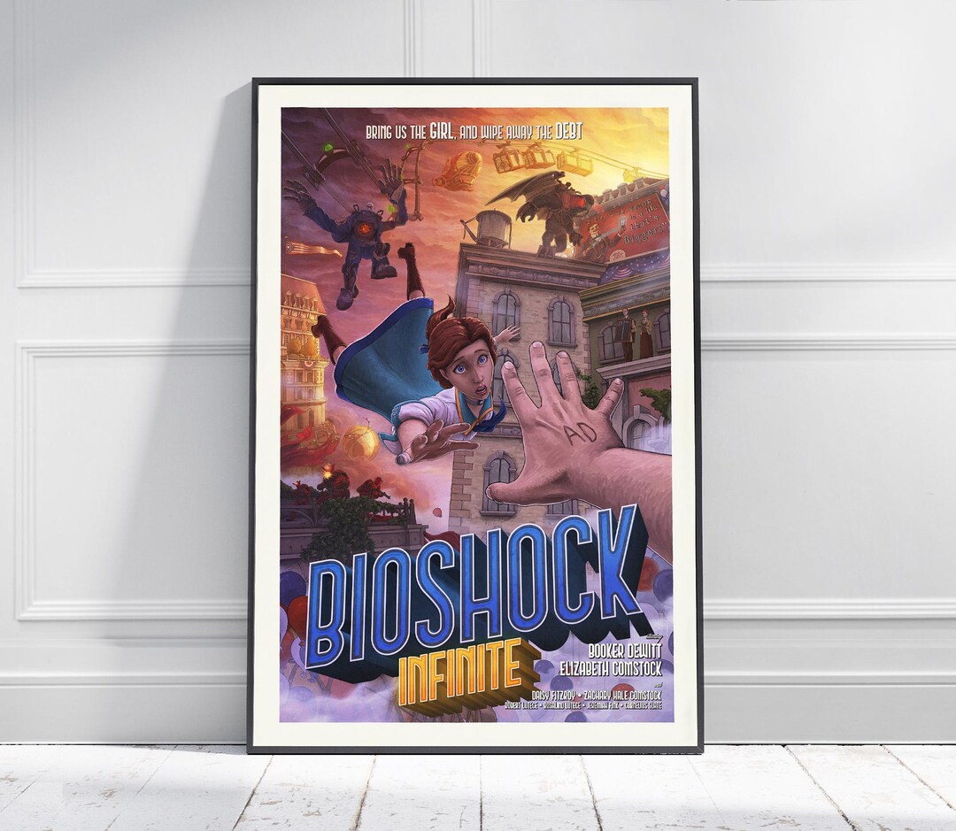 Bioshock Infinite Poster: Game Art Print, Room Decor - Etsy