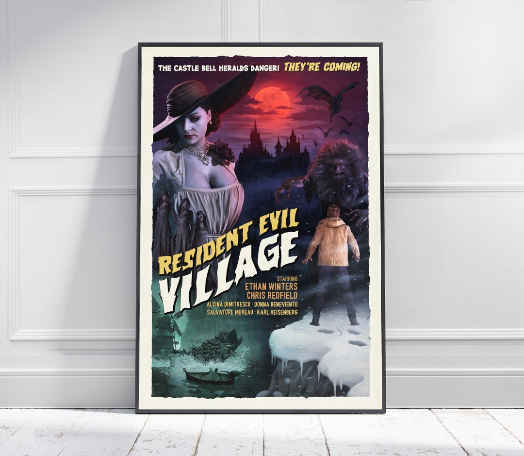 Resident Evil Village Poster: Horror Game Art Print - Etsy