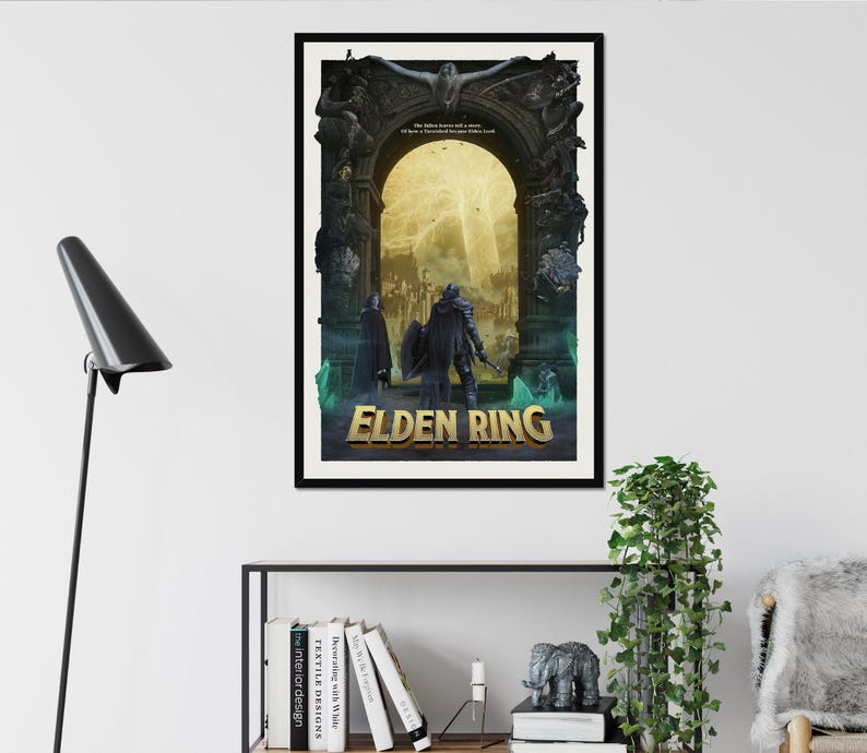 Elden Ring Game Poster: Giclée Fine Art Print, Matte Finish - Etsy