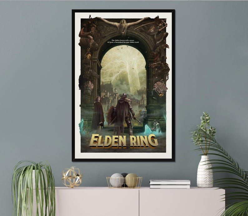 Elden Ring Game Poster: Giclée Fine Art Print, Matte Finish - Etsy