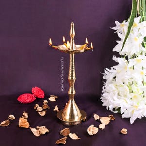 Brass Traditional Kerala Oil/ghee Diya, Deepak, Lamp|diya for Home ...