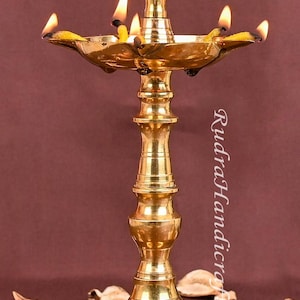 Brass Traditional Kerala Oil/ghee Diya, Deepak, Lamp|diya for Home ...