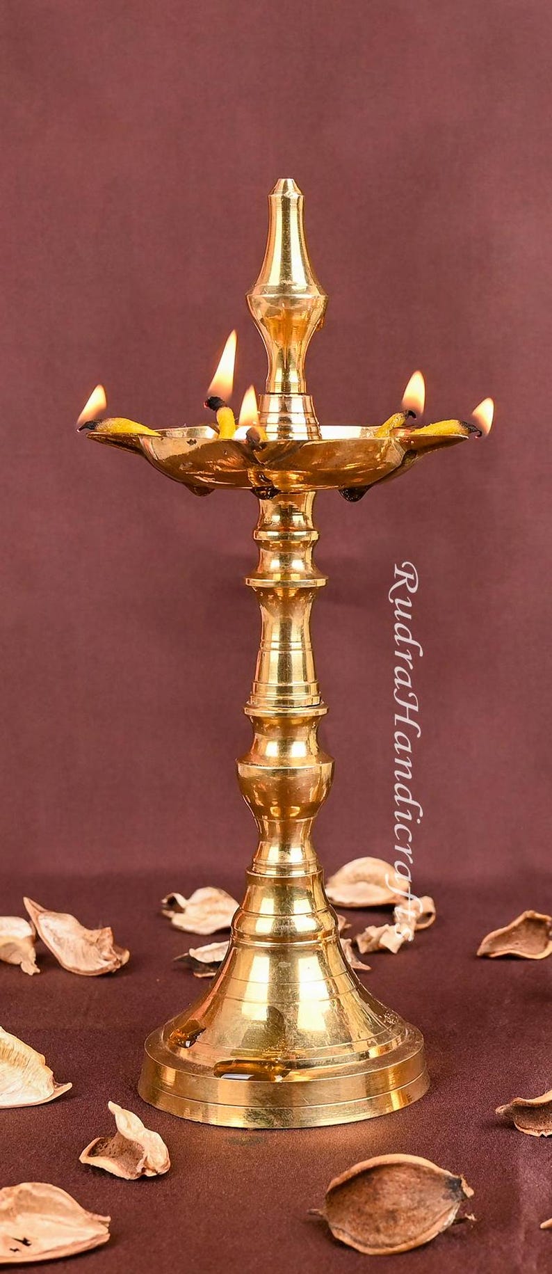 Brass Traditional Kerala Oil/ghee Diya, Deepak, Lamp|diya for Home ...