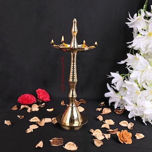 Brass Traditional Kerala Oil/ghee Diya, Deepak, Lamp|diya for Home ...