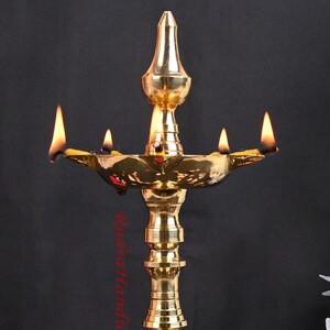 Brass Traditional Kerala Oil/ghee Diya, Deepak, Lamp|diya for Home ...