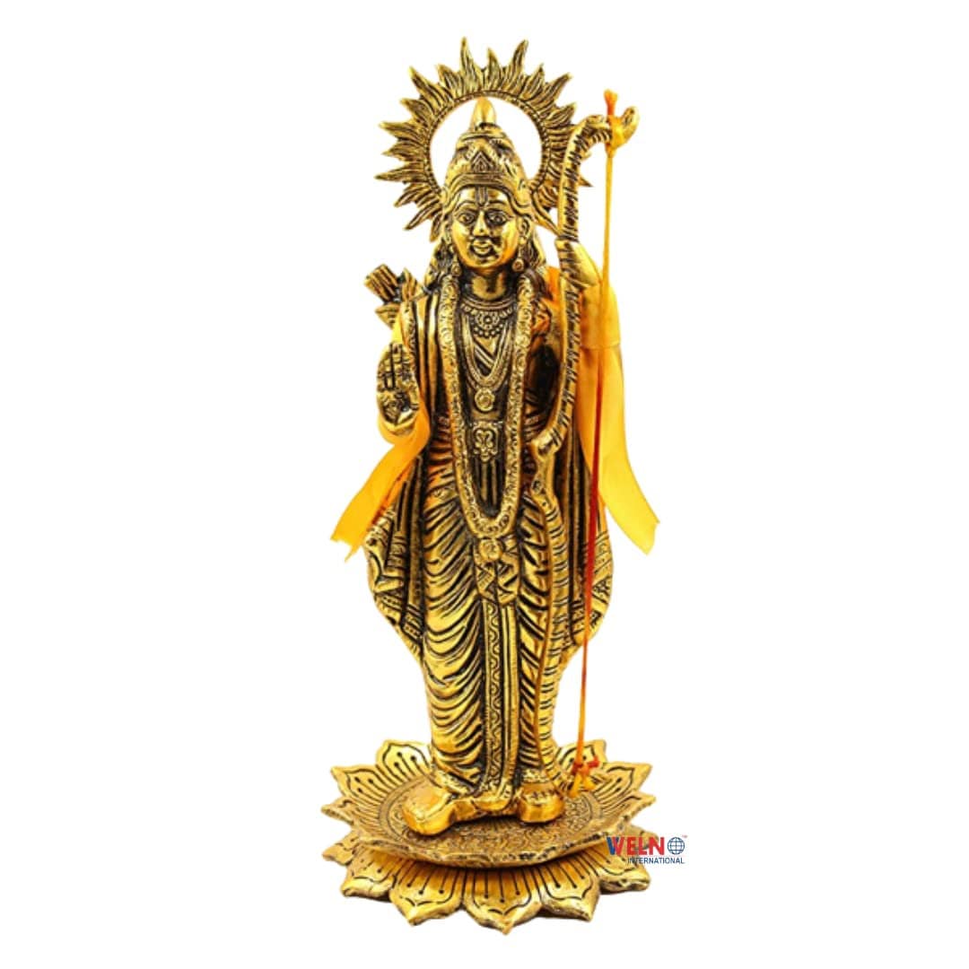 Metal Shree Ram Showpiece Decorative Murti Figurine for Living Room ...