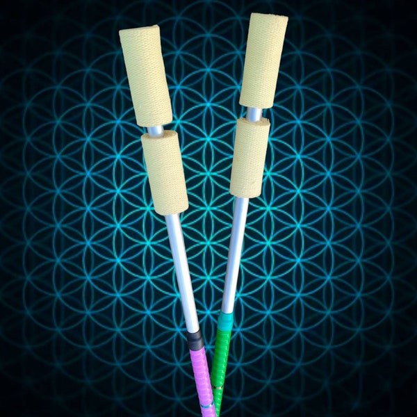 Fire Double Staff - Etsy