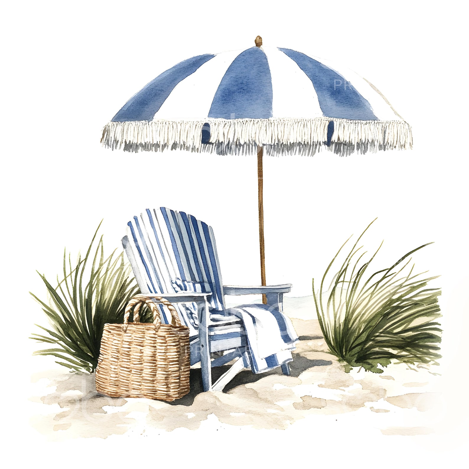 25 Colourful Beach Umbrella Clipart, Summer Beach, High Quality Jpgs ...