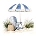25 Colourful Beach Umbrella Clipart, Summer Beach, High Quality Jpgs ...
