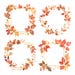 25 Gold Foil Autumn Frames Clipart, Gold Frame Border, High Quality ...