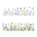 17 Summer Borders Clipart Border, Wildflowers Border Clipart, Digital ...