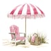 25 Colourful Beach Umbrella Clipart, Summer Beach, High Quality Jpgs ...