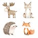 22 Woodland Animals Clipart, Bear, Fox, Nursery Art, Forest Animals ...