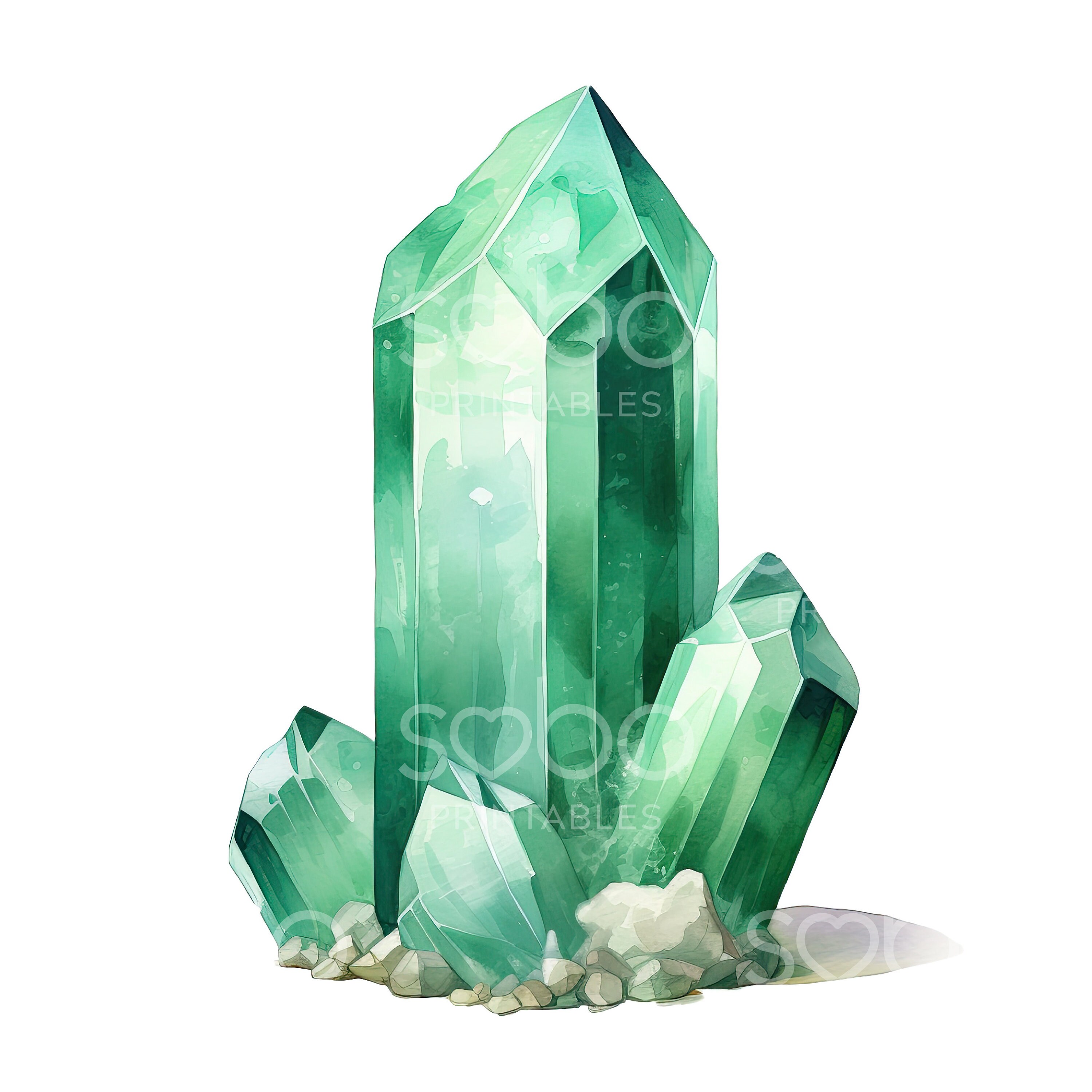 Magic Crystals Clipart 10 High Quality Jpgs, Digital Planner, Junk ...