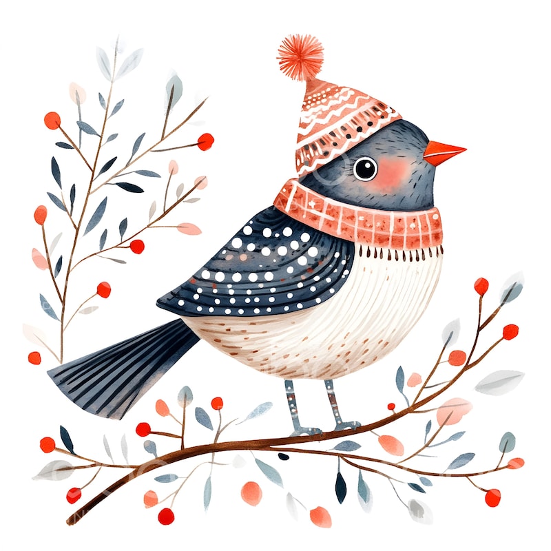 Nordic Scandinavian Birds - Etsy
