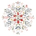 18 Scandinavian Folk Art Snowflake Clipart, Cute Christmas, Printable ...
