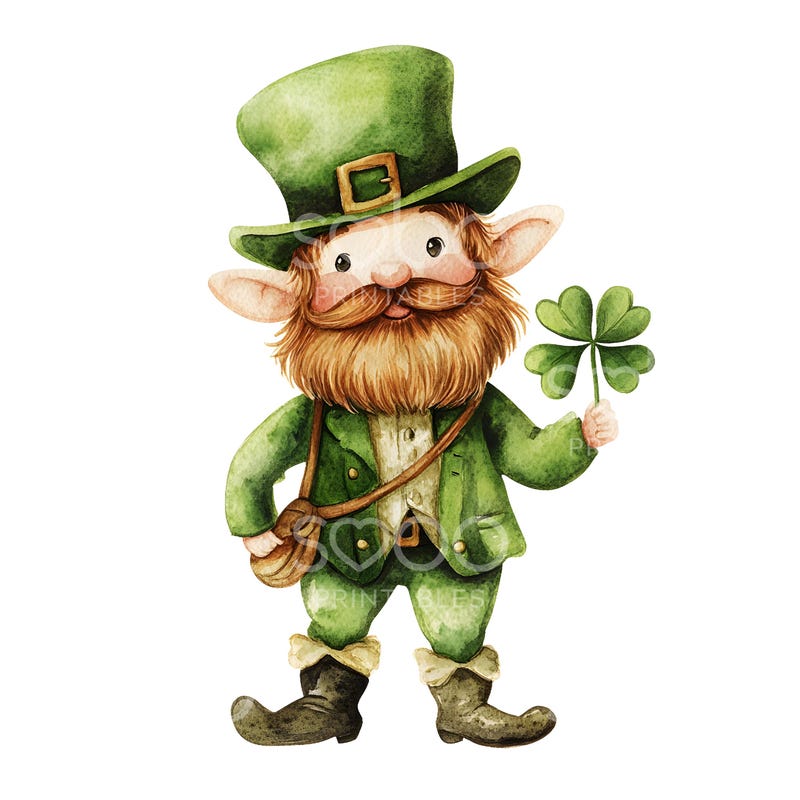 Leprechaun Clip Art - Etsy