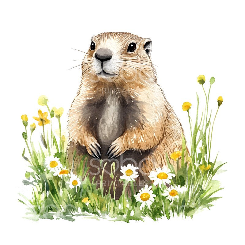 Groundhog Day Clip Art - Etsy